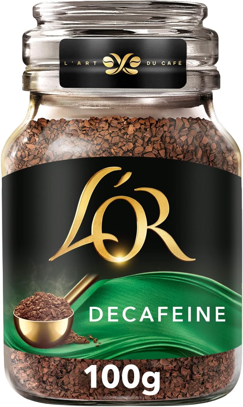 L'OR Decaff Instant Coffee 100g (Pack of 6 Jars, Total 600g) : Amazon ...