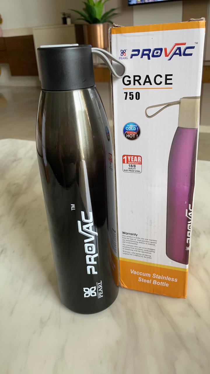 Pearl PROVAC Grace 750 ML Thermosteel Vacuum Insulated Stainless Steel ...