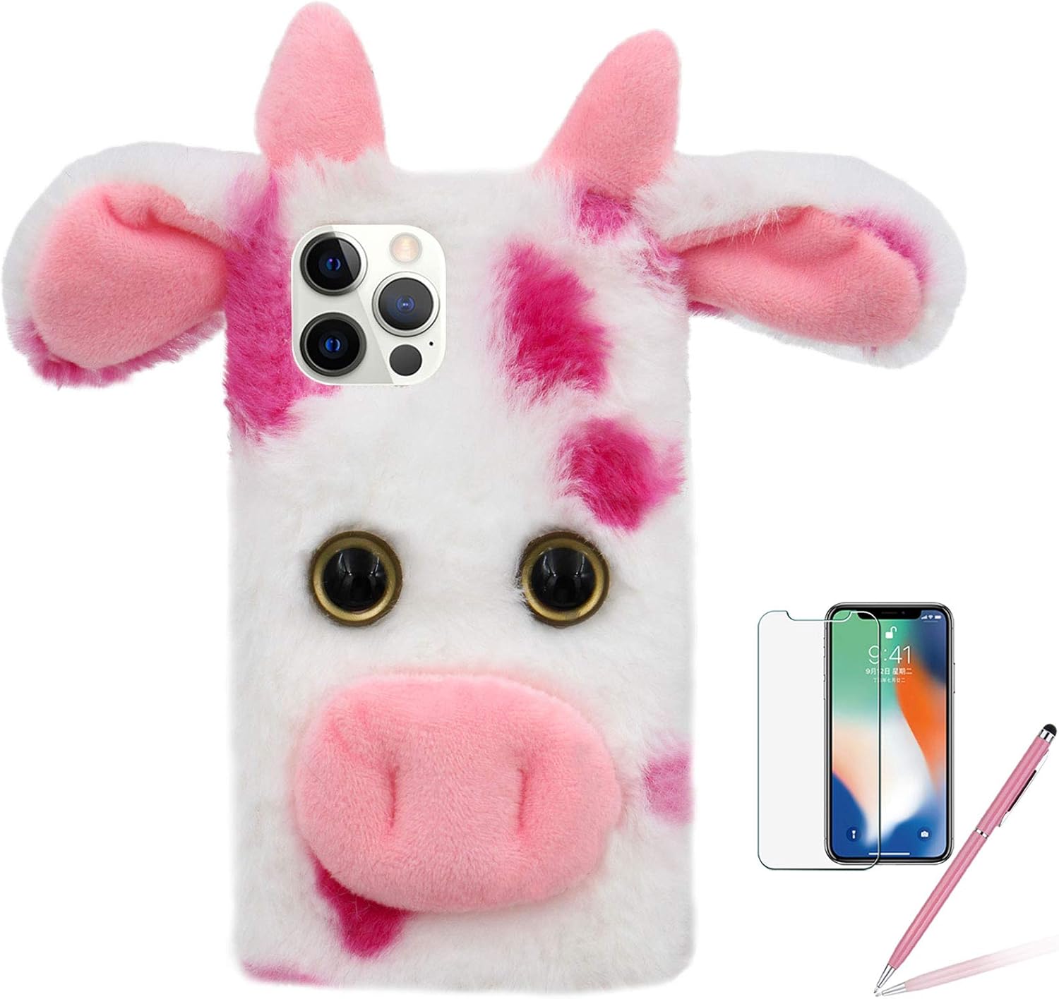 Amazon.com: Milk Cow Case for Samsung Galaxy S22 Ultra 5G, Girlyard ...