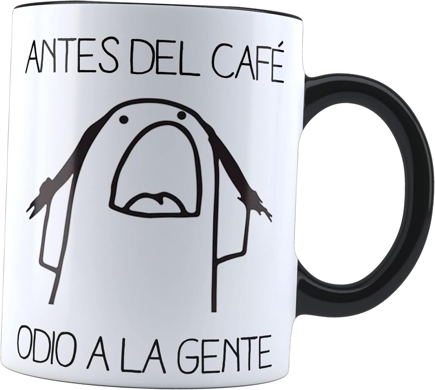 Taza meme (Taza Mágica Flork Antes del café, después del café | Cambia ...