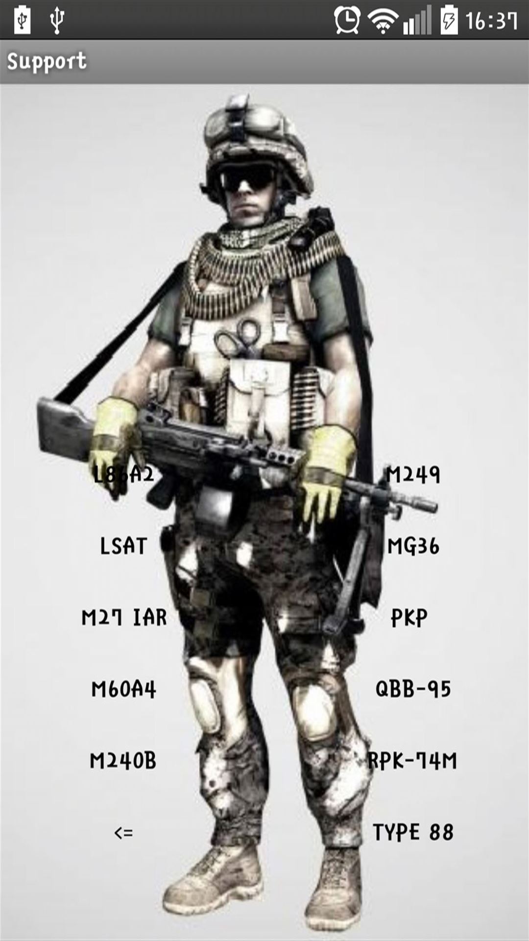 Battlefield 3 Weaphon Stats - App on Amazon Appstore
