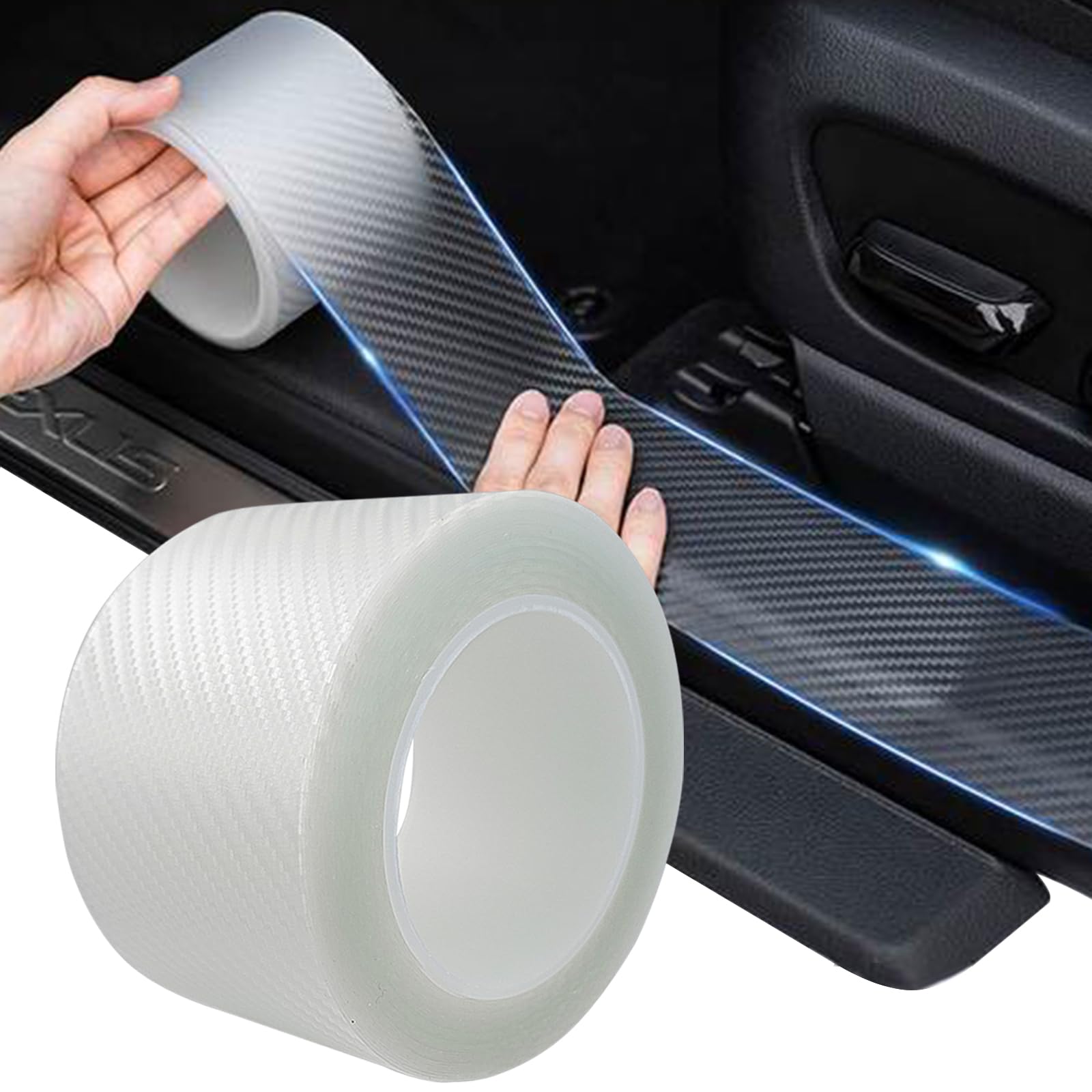 SyiXute 1 Pcs Car Sill Protectors Strips,7cm x 10m Car Door Sill ...