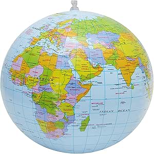 Leling Inflatable Globe Ball, Blow Up Of The World, World Atlas Map ...