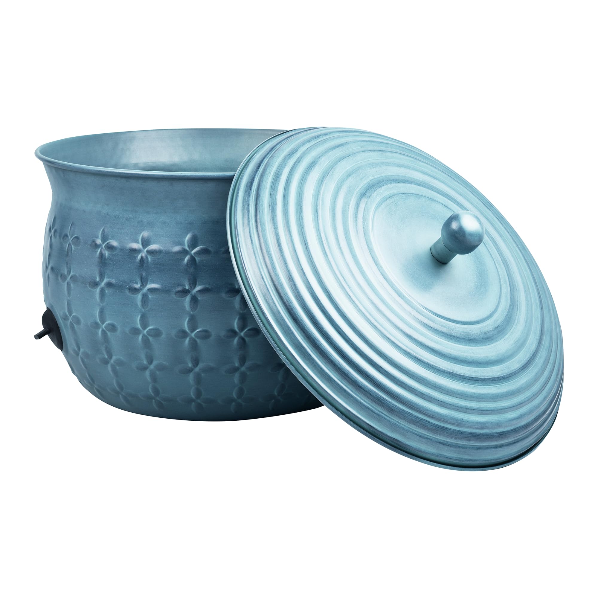 Amazon.com: LifeSmart Garden Hose Storage Holder Pot with LId Antique ...