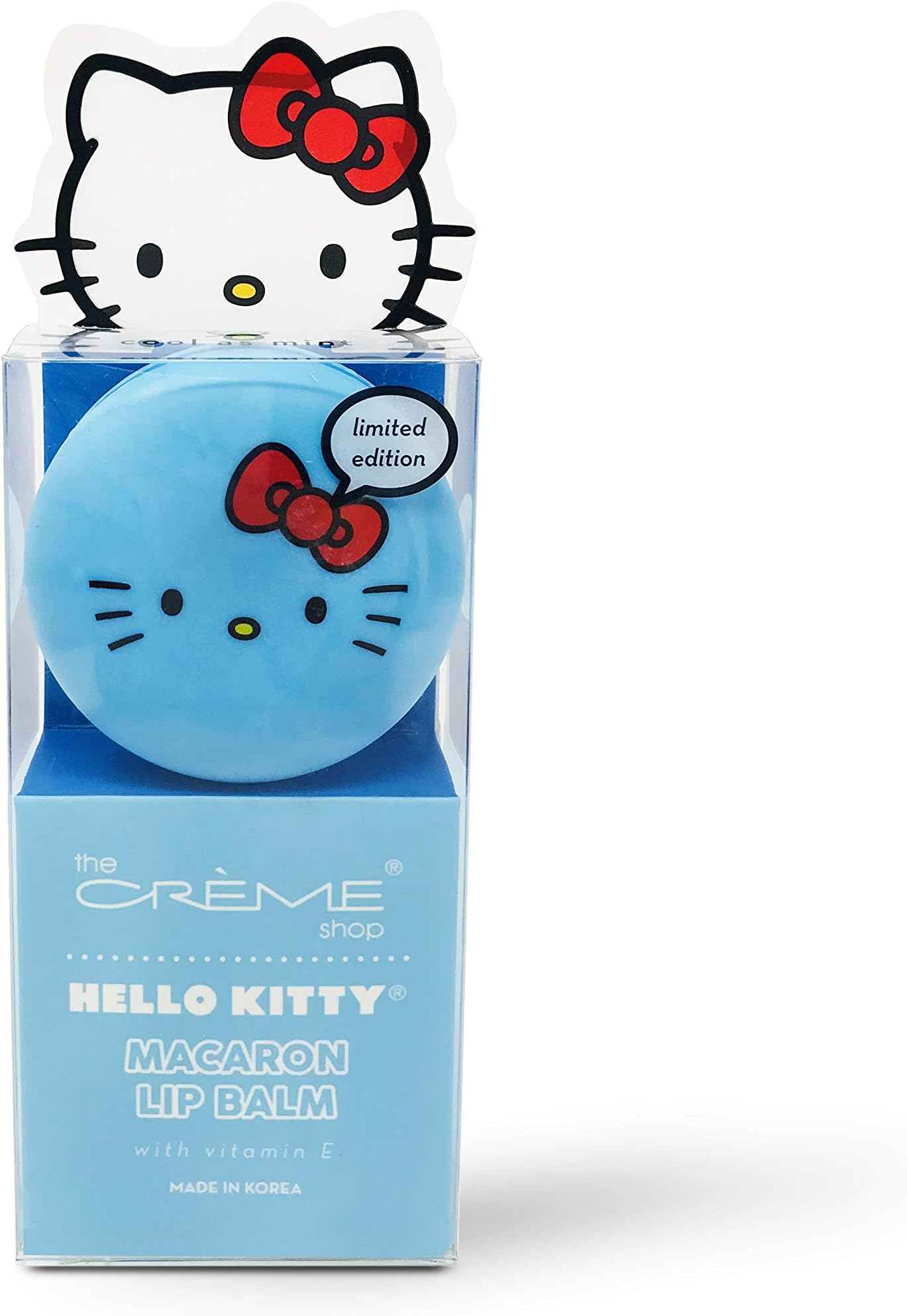 Amazon.com : The Crème Shop x Hello Kitty Macaron Lip Balm, Korean Lip ...