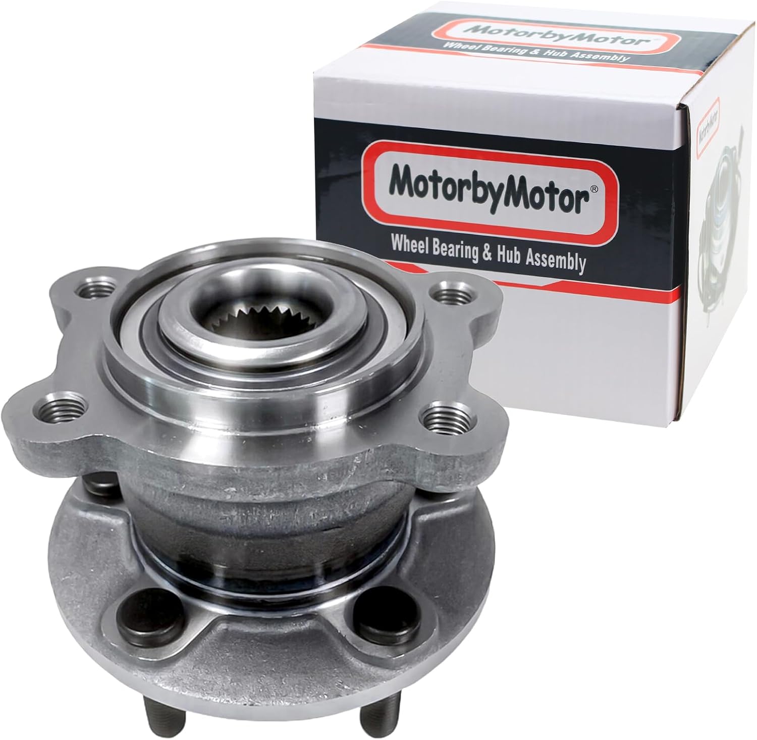 Amazon.com: MotorbyMotor 512500 後輪軸承和輪轂組件 AWD 適用於 2013-2019 Ford Escape ...