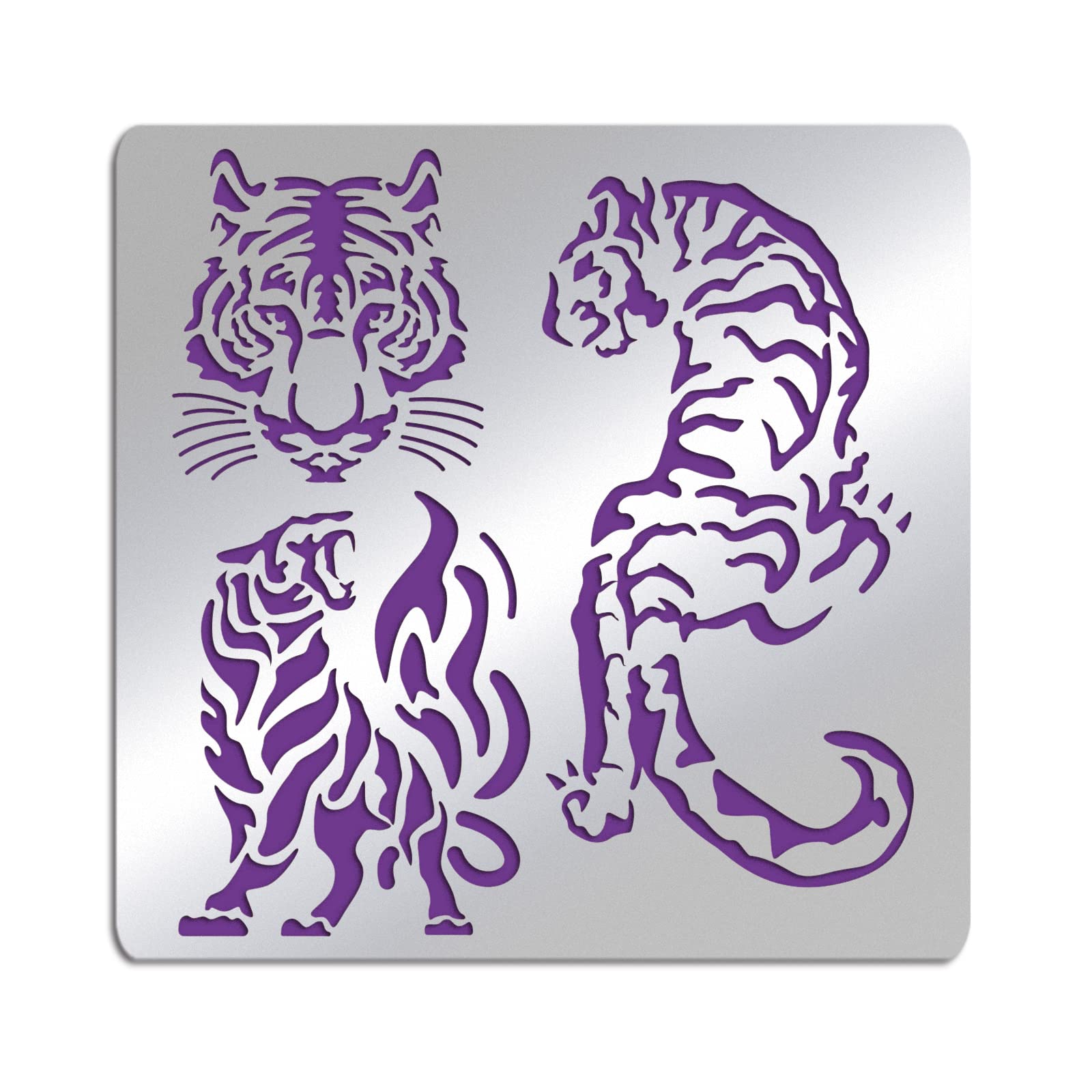 Tiger Stencil Designs