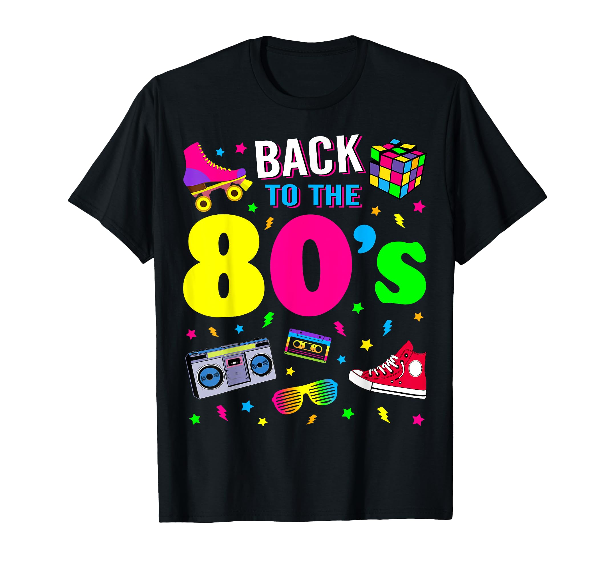 Amazon.com: Back To 80's 1980s Vintage Retro Eighties Costume Party ...