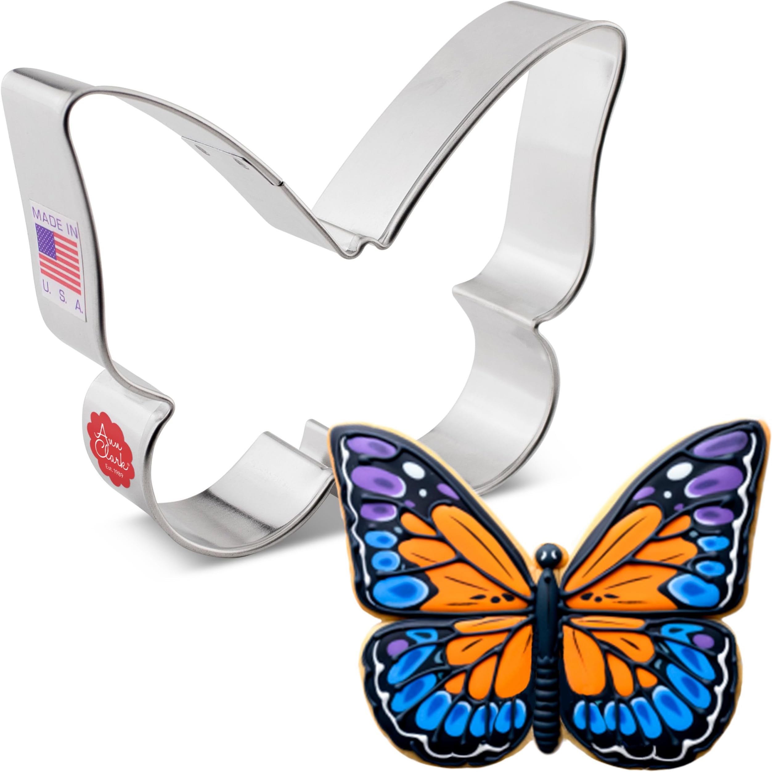 Amazon.com: Ateco Plain Edge Butterfly Cutter Set in Assorted Sizes ...