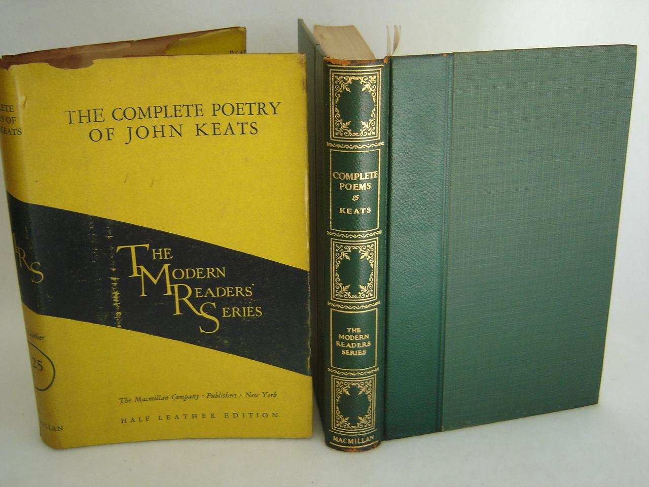 The Complete Poetry of John Keats ; The Modern Readers' Series: Keats ...