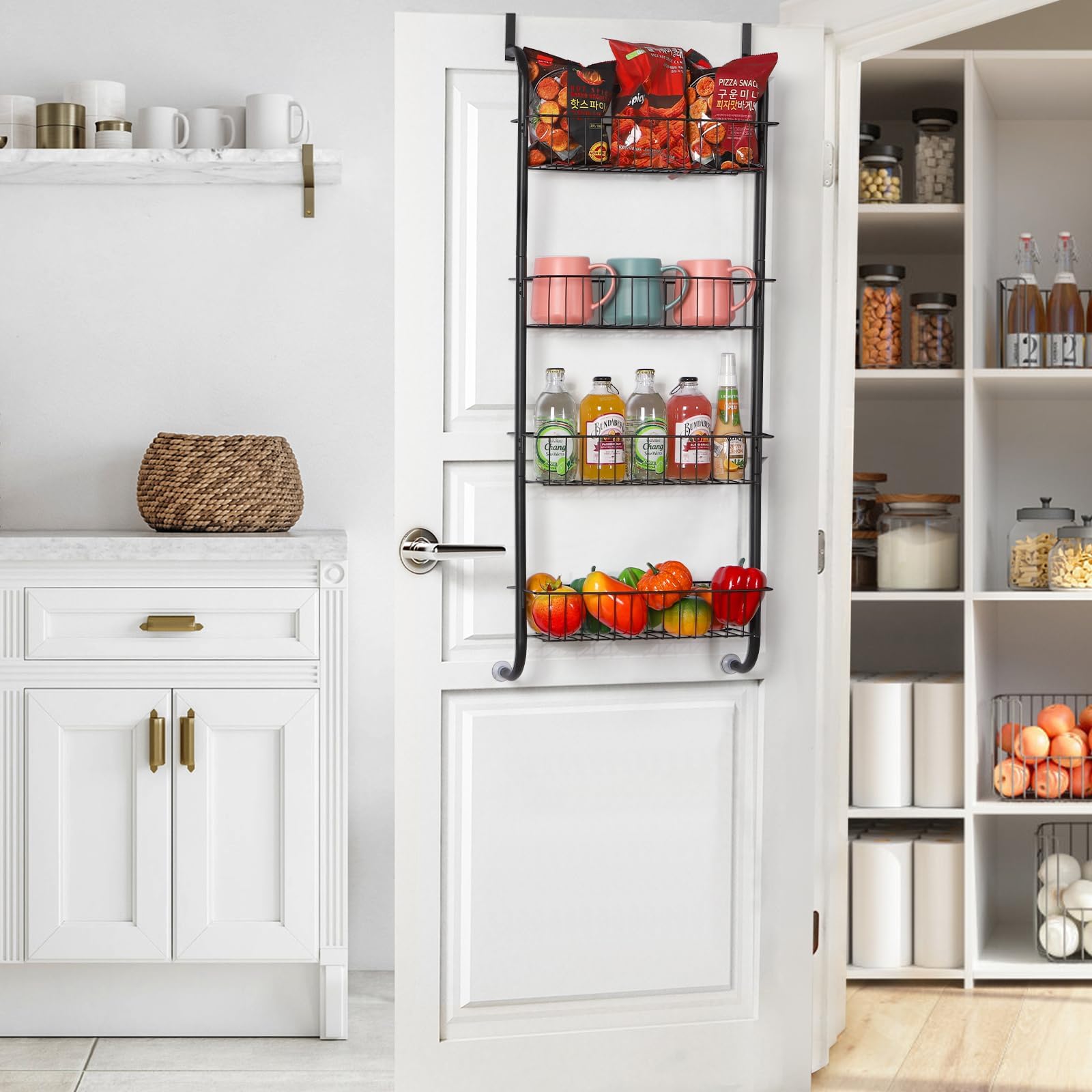 Amazon.com: Paradi star 6-Tier Over the Door Pantry Organizer,Heavy ...