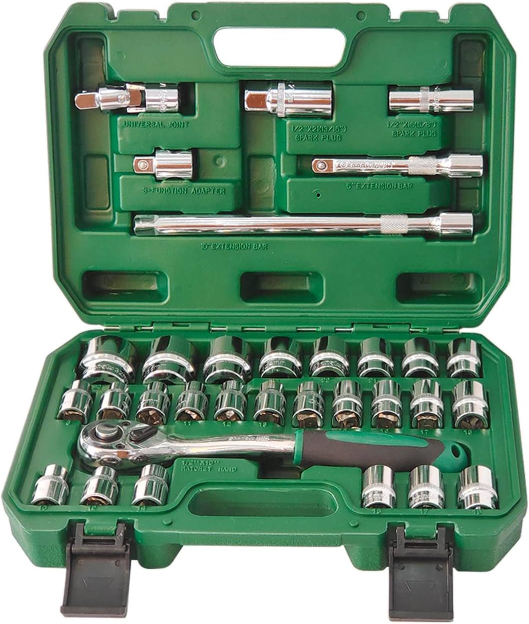 Amazon.com: LFGUD 1/2" Drive Socket Set, 32-piece, Including 25pcs ...