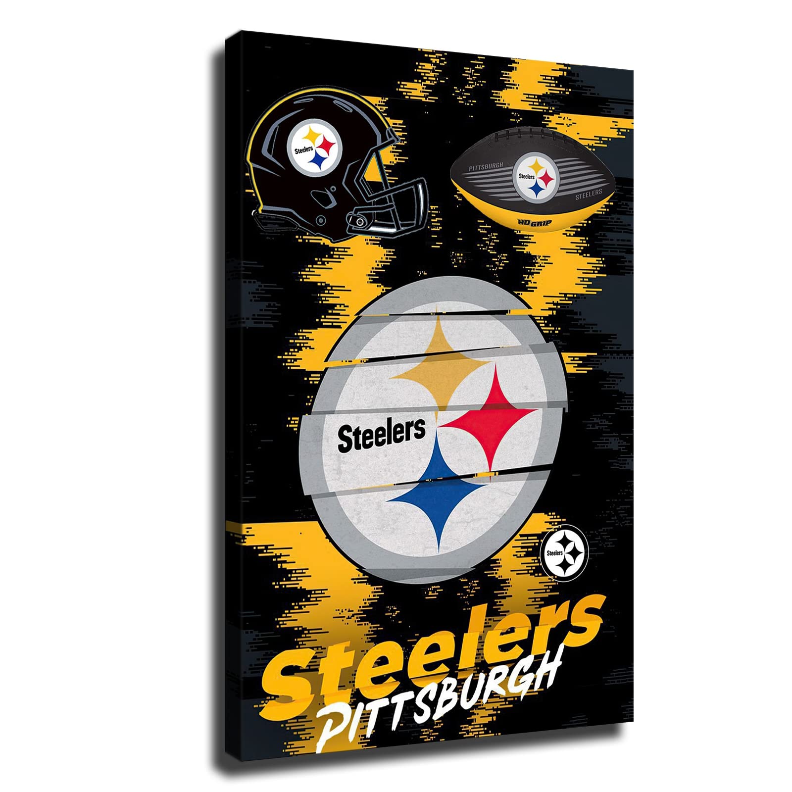 Amazon.com: Pittsburgh City Steelers American Football Poster Sports ...
