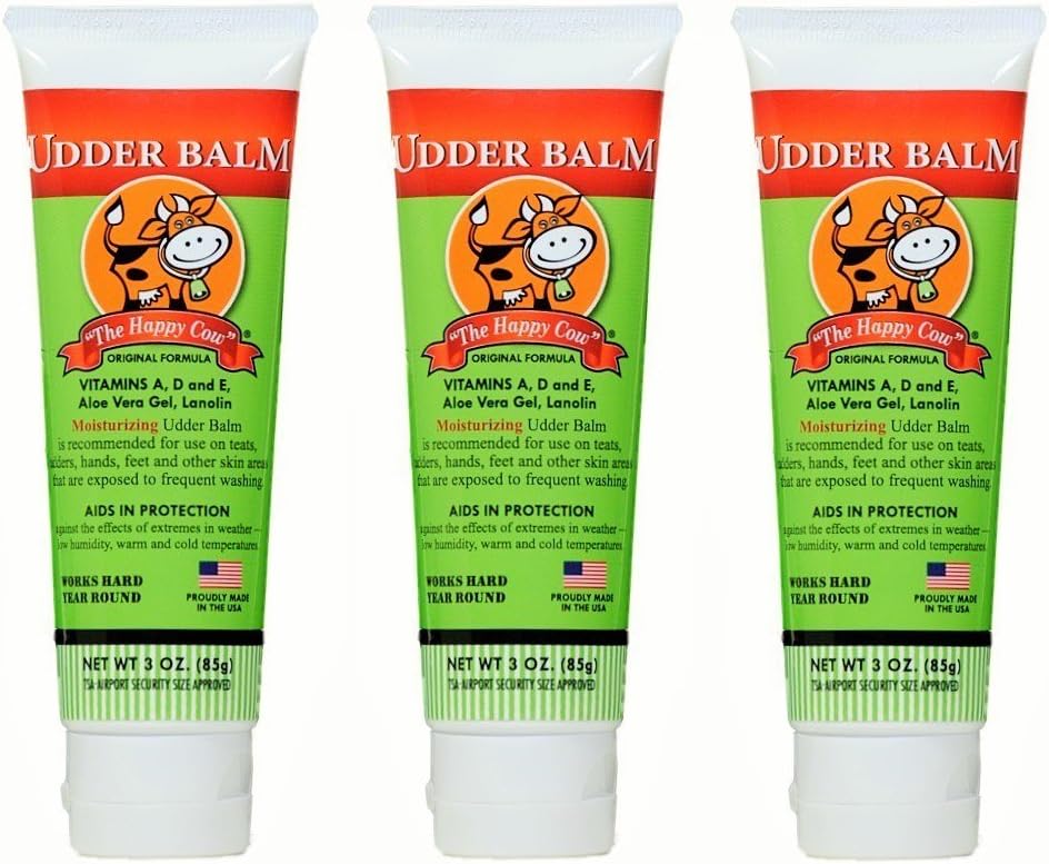 Amazon.com: The Happy Cow Moisturizing Udder Balm - 12 ounce pump ...