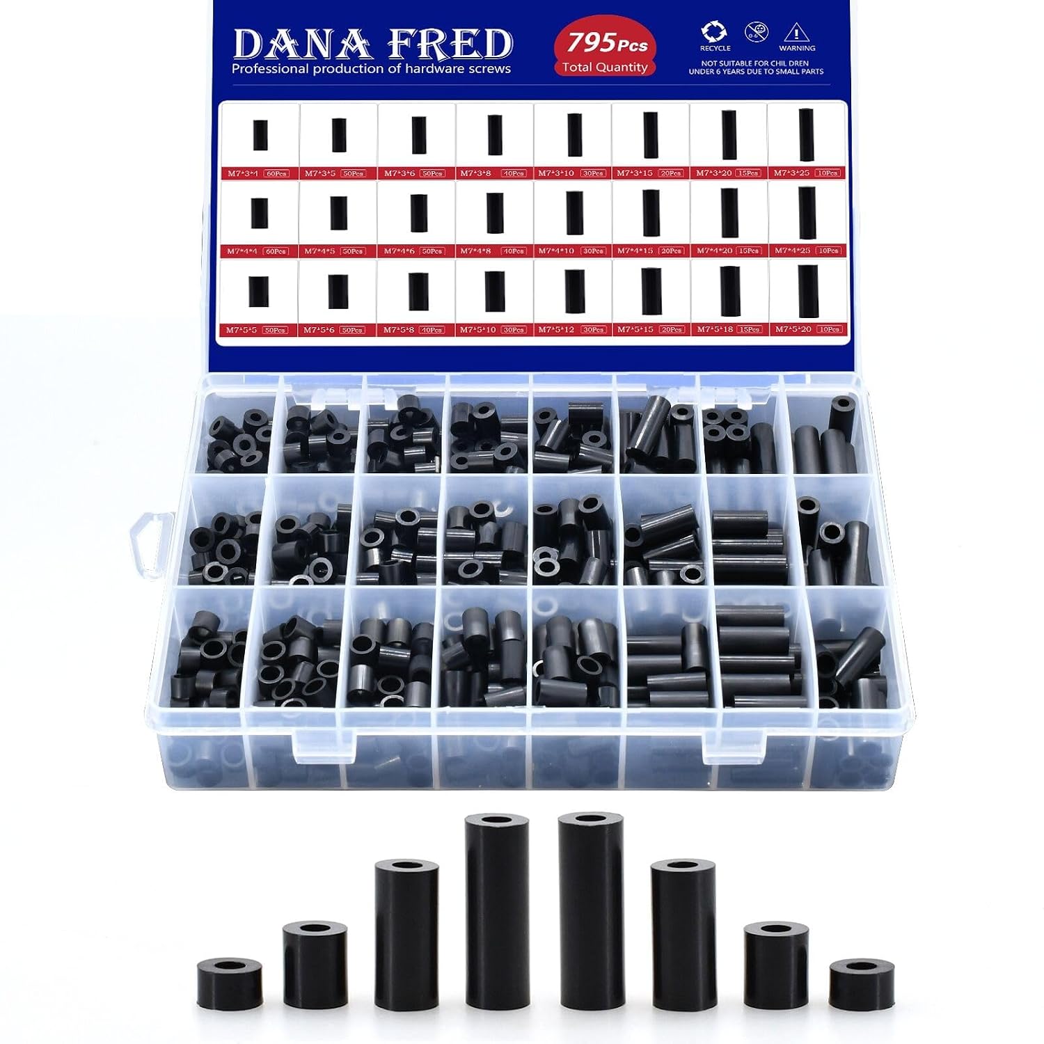Dana Fred Outlet Spacers for Electrical Box,24 Sizes Rubber Washers for ...