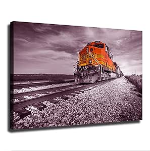 Amazon.com: SpArcz Diesel Train BNSF 5696 Running In The Desert Poster ...