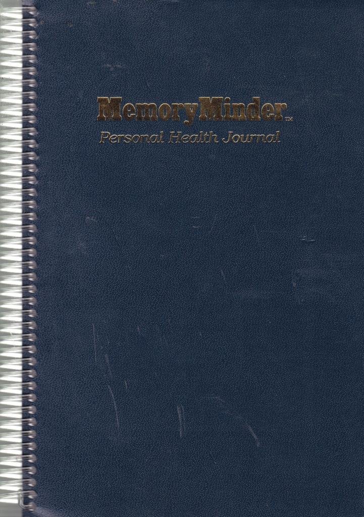 MemoryMinder Personal Health Journal (A Wellness Diary & Symptoms Log ...