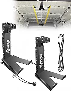 Universal Van Interior Ladder Storage Holder, Sliding Internal Ladder ...