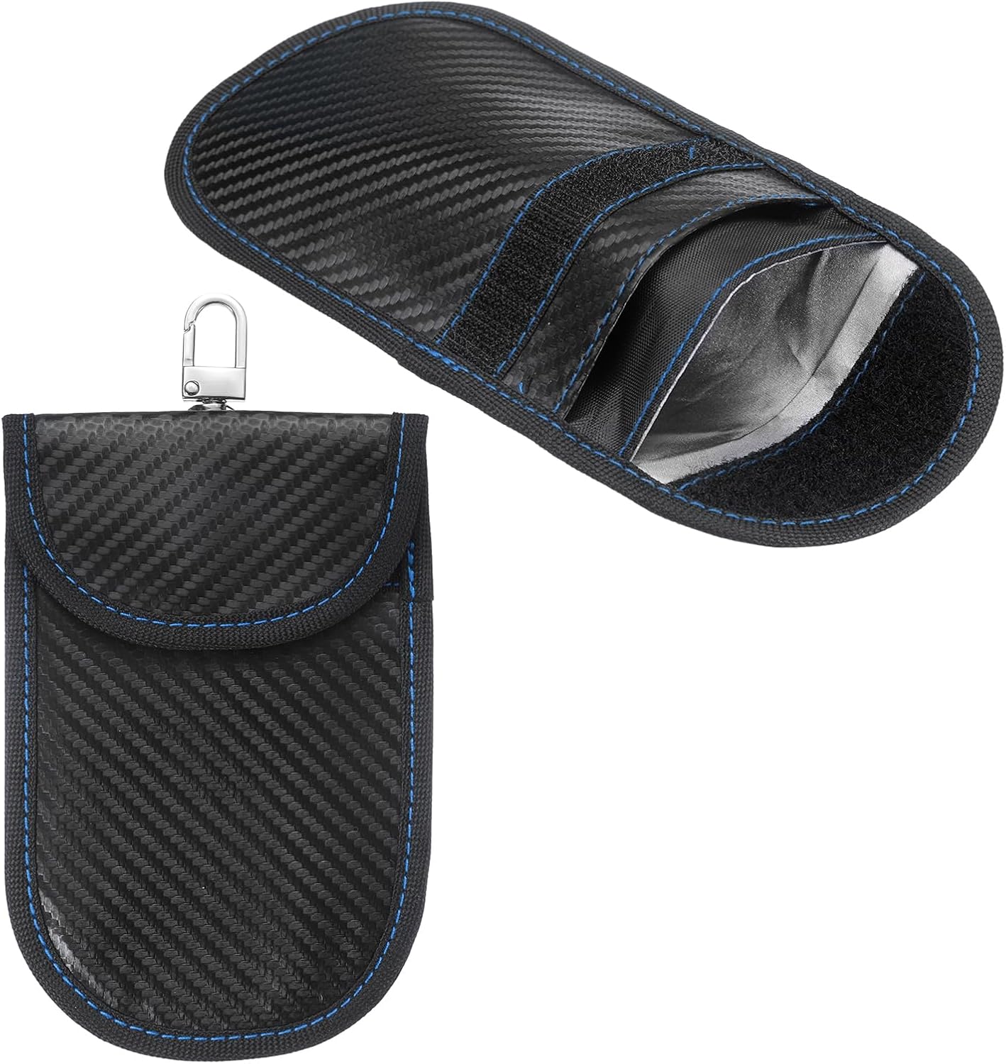 Amazon.com: HARFINGTON 2 Pack Faraday Pouch for Car Keys, Faraday Bag ...