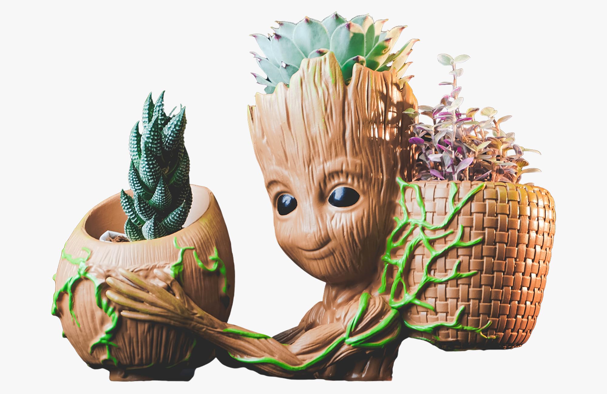 Groot Planter Tripod for Indoor Decor – 3-in-1 Multi-Functional ...