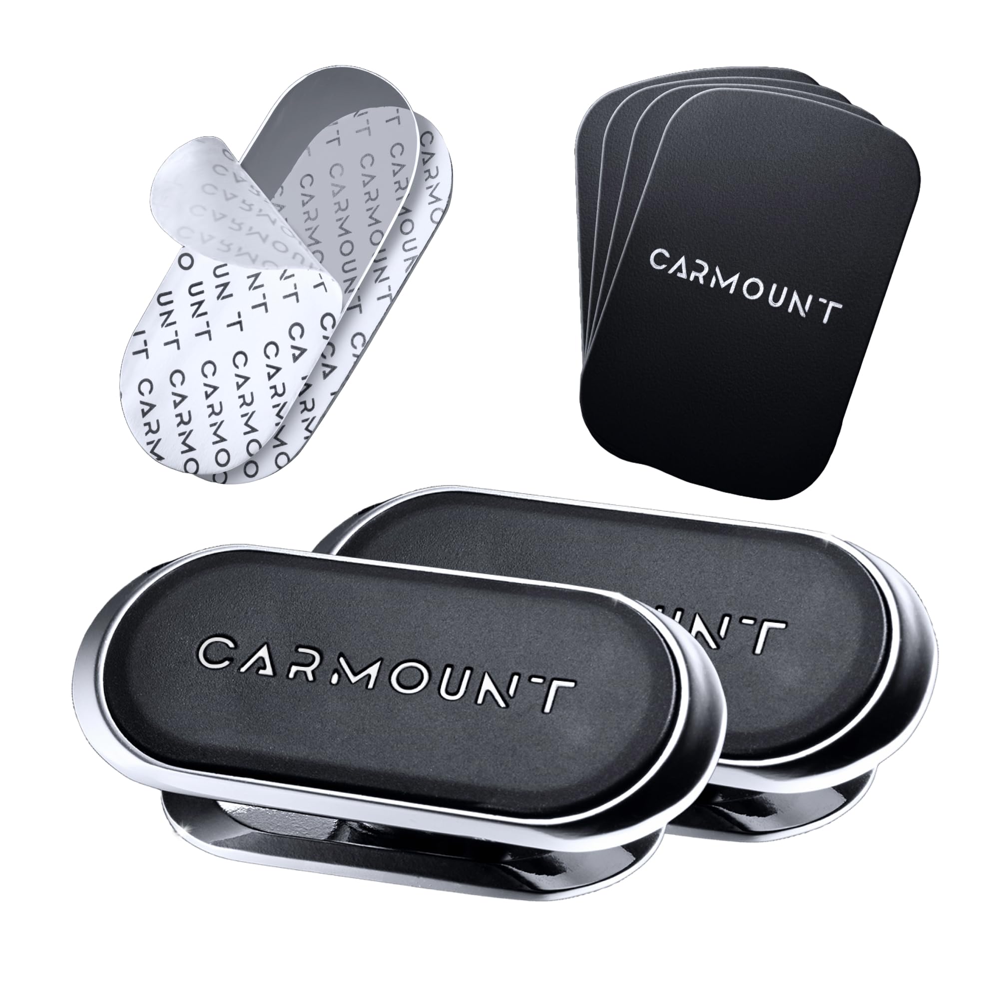 CARMOUNT 2 Pack Magnetic Phone Holder for Car | Minimal Dashboard Mount ...