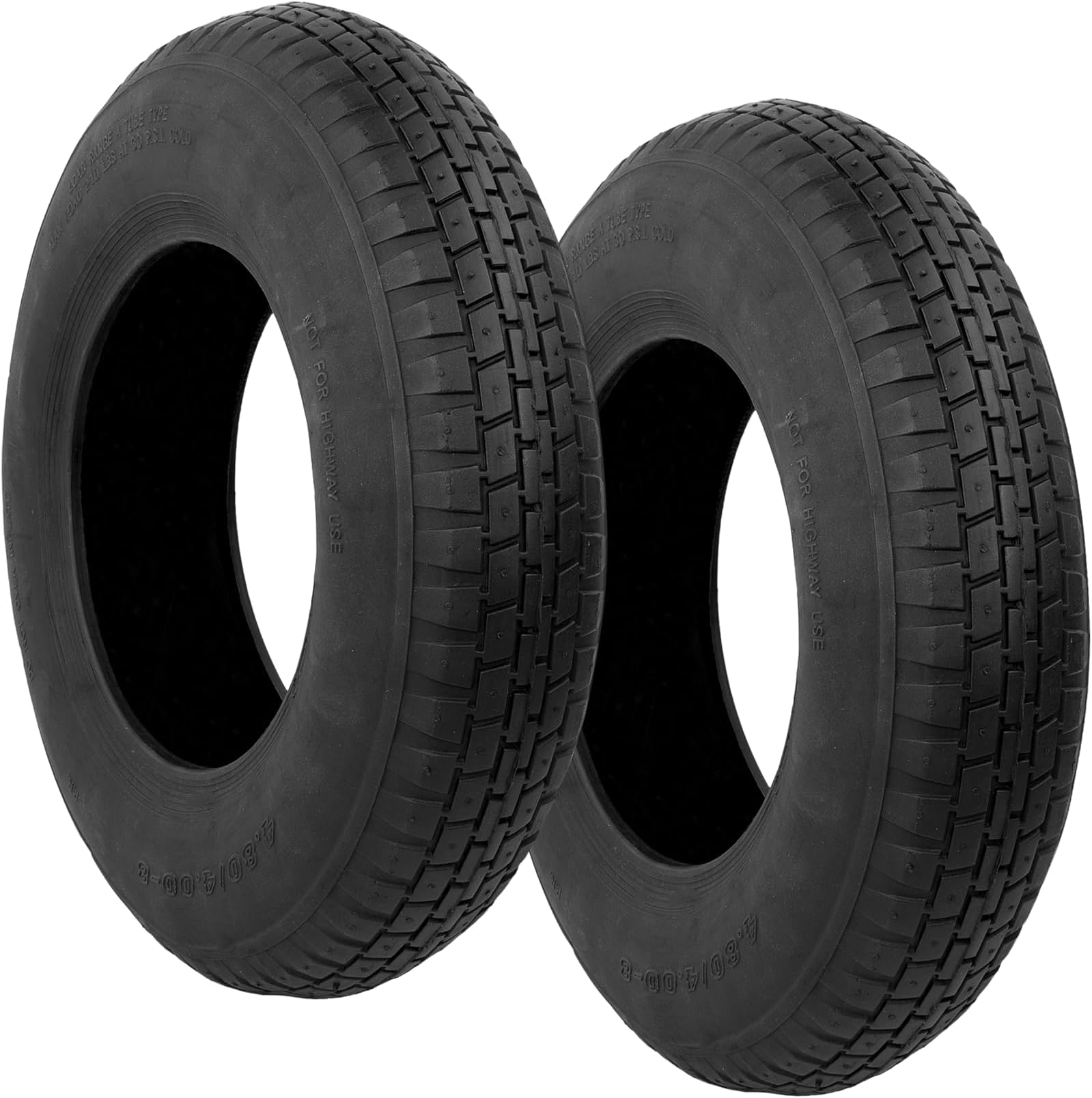 4.80/4.00-8 Tyre and Inner Tube for Wheelbarrows (400x8 / 4.80x8 ...
