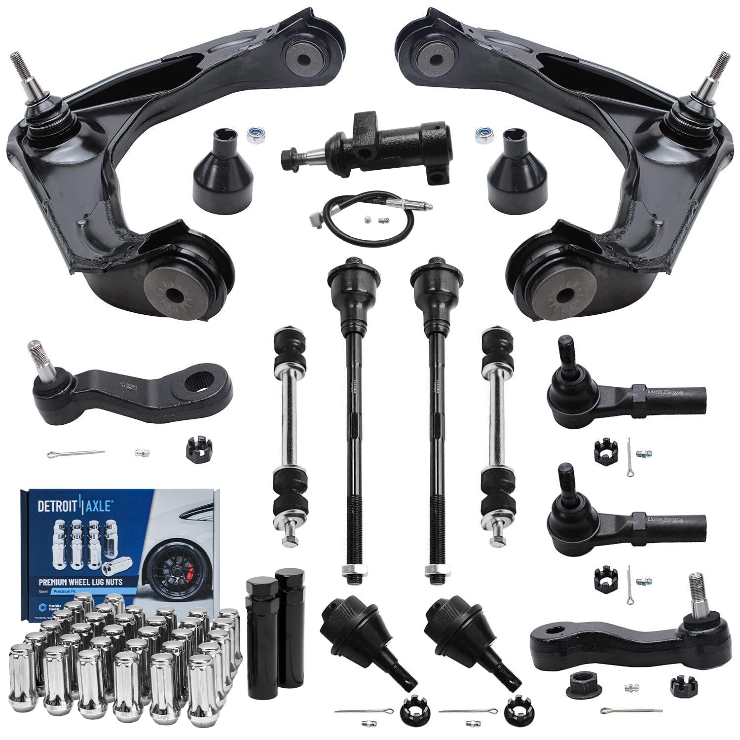 Amazon.com: Detroit Axle - Front End Kit for Silverado Sierra 1500 2500 ...