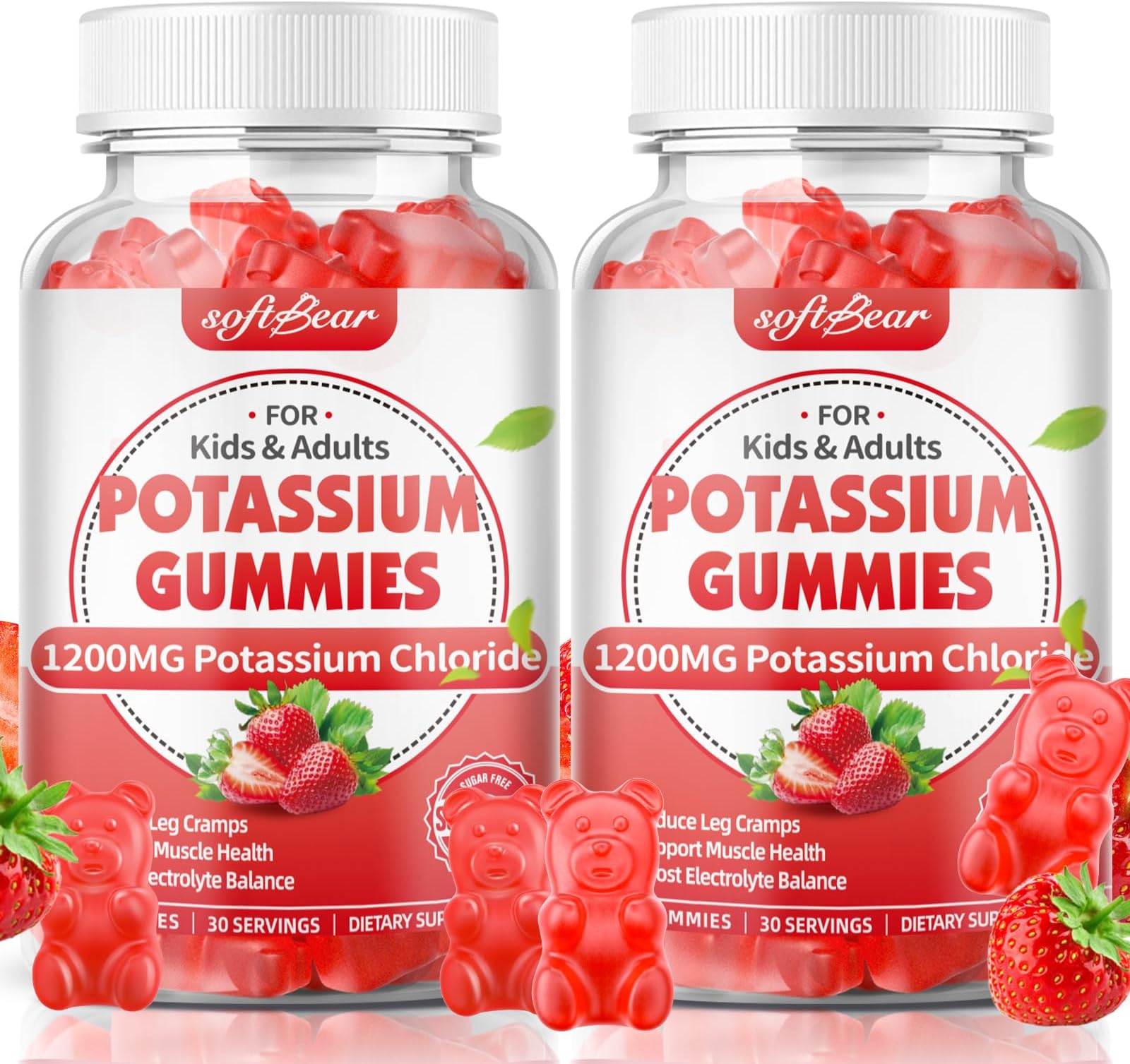 Amazon.com: softbear Potassium Gummies for Adults, Sugar Free Potassium ...