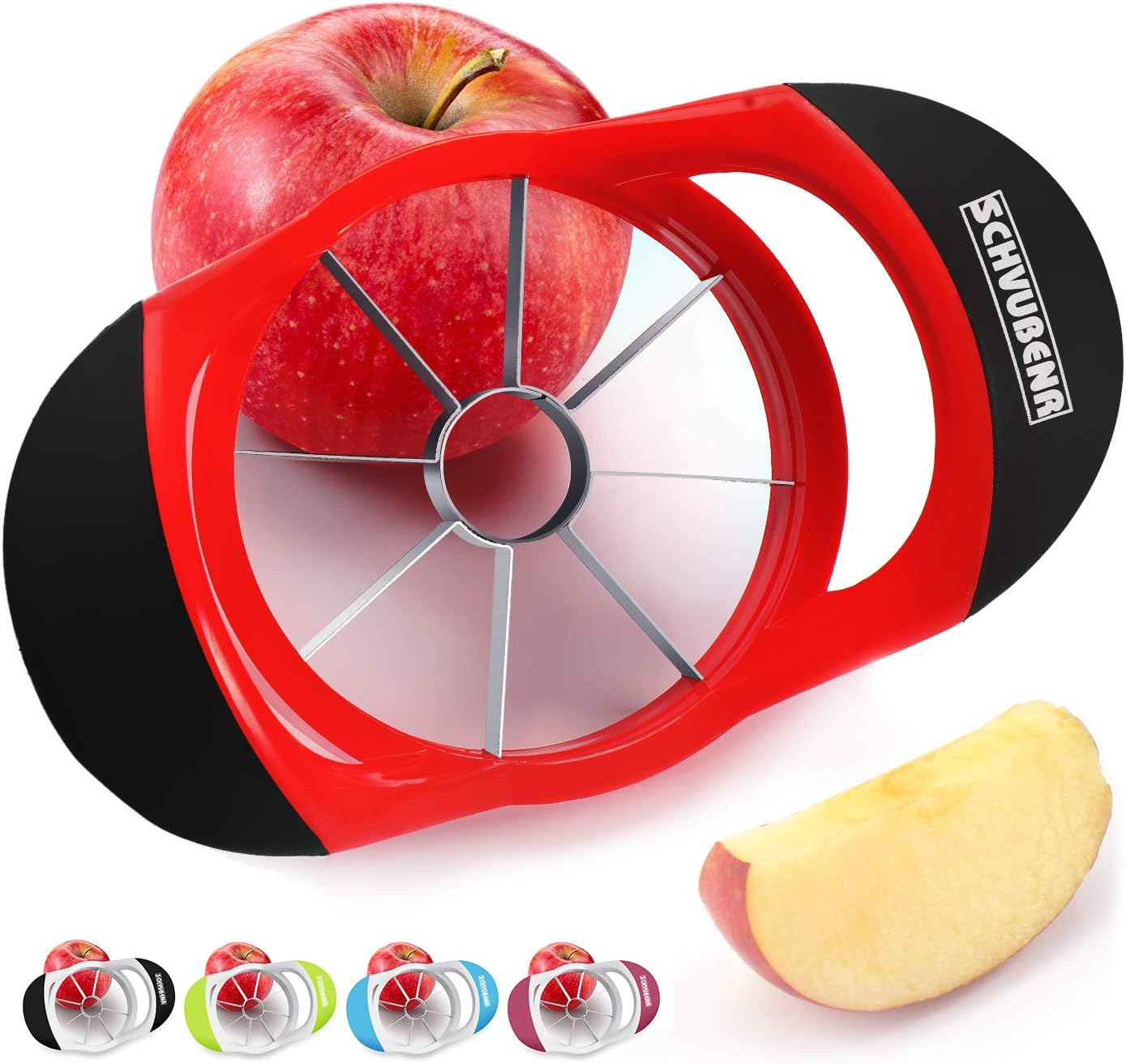 SCHVUBENR Apple Slicer - Professional Apple Cutter - Stainless Steel ...