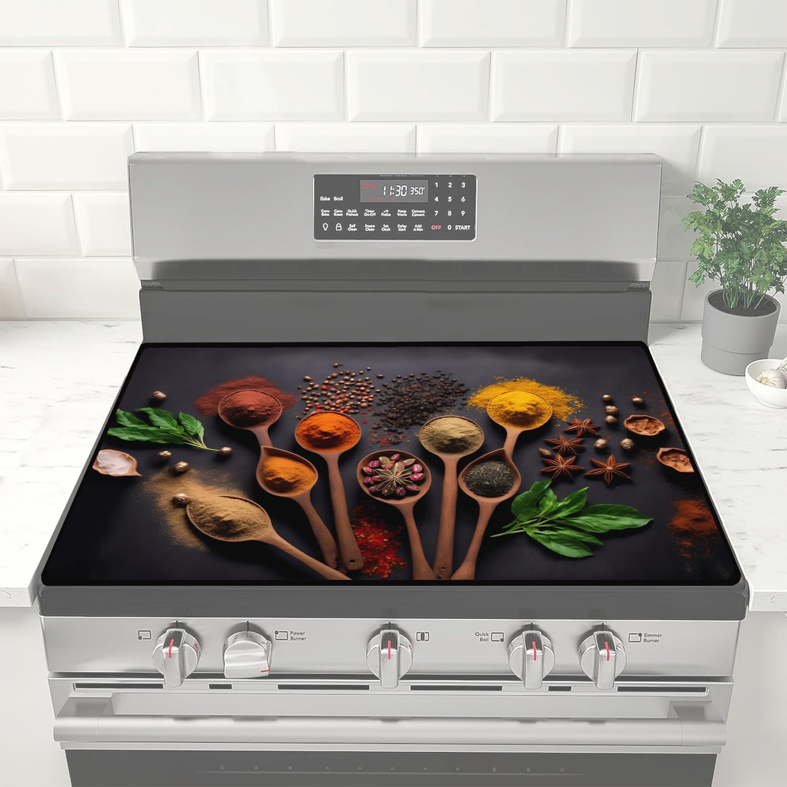 Amazon.com: Stove Cover Stove Covers For Electric Stoves Foldable ...