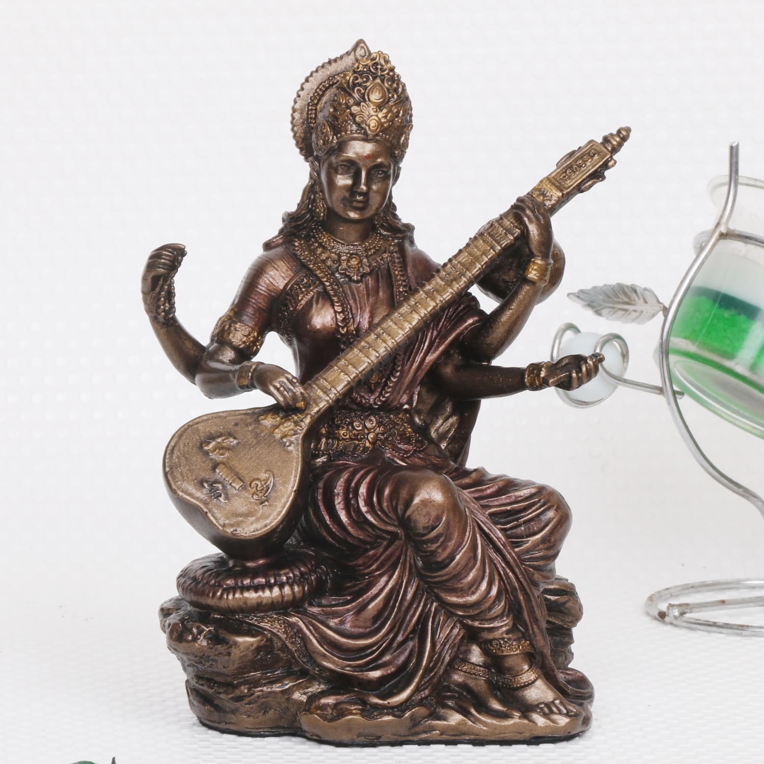 Buy ARTVARKO Goddess Maa Saraswati Statue Education Study Vidya Devi ...