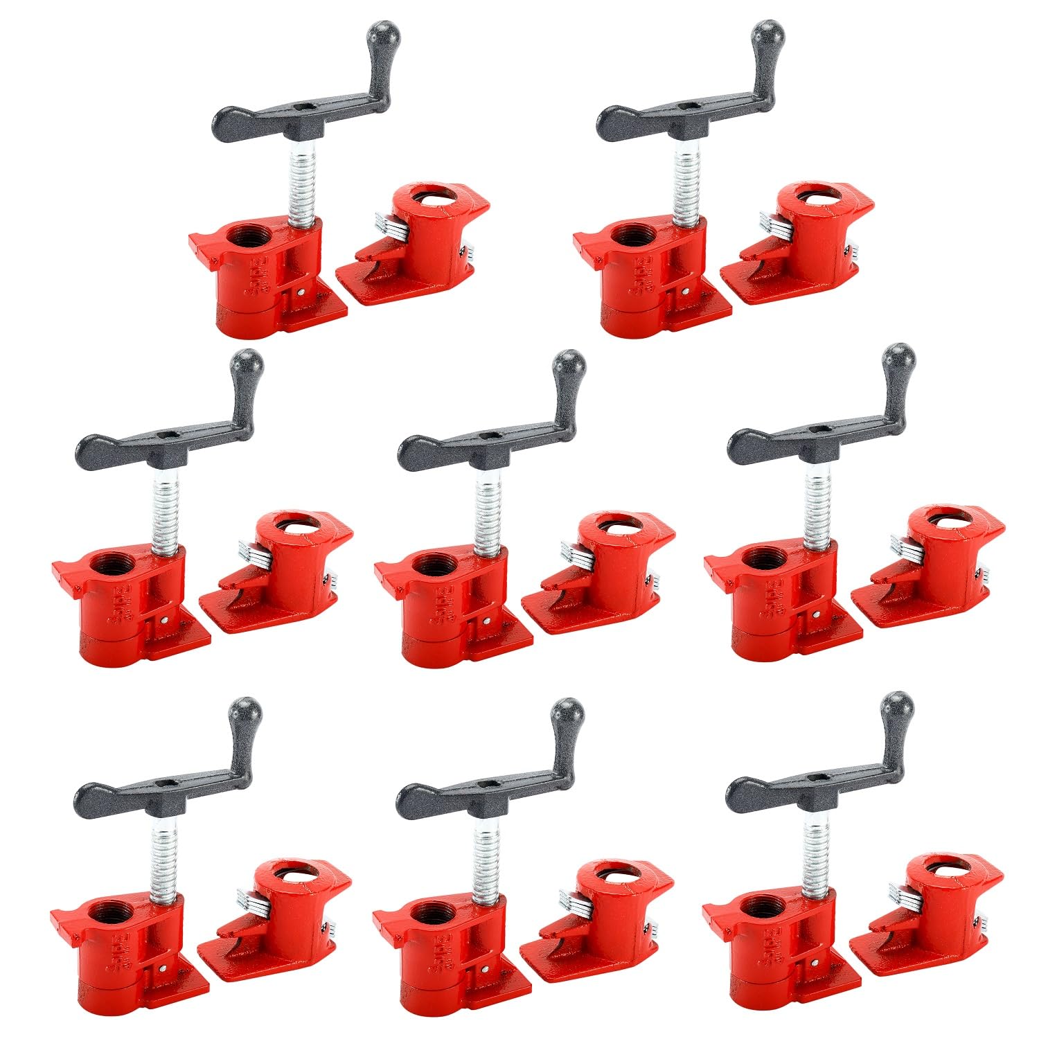 Yaetek8 Pack 3 4 Inch Wood Gluing Pipe Clamp Set | Desertcart INDIA