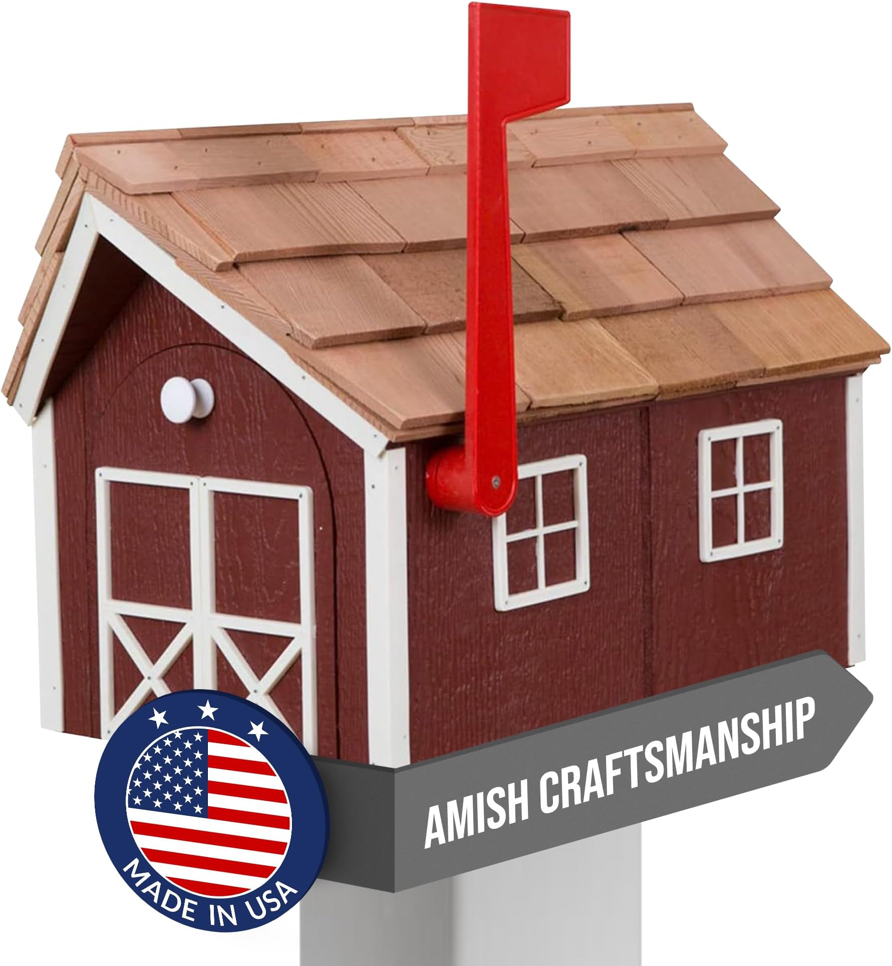 Amazon.com: Case IH Rural Style Mailbox with Topper Tractor Red : Tools ...