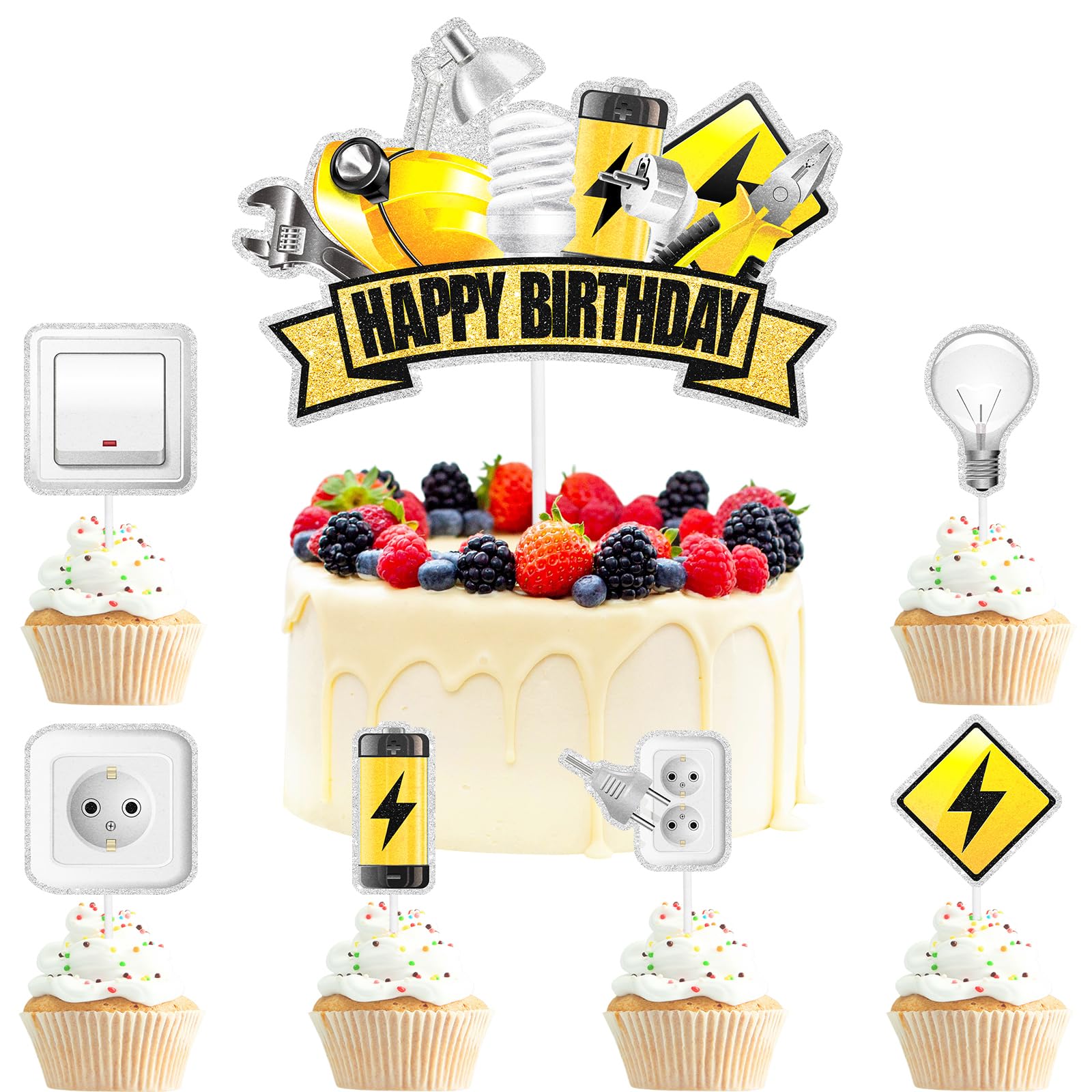 Wilton Electrical Theme Cake Designs For Men
