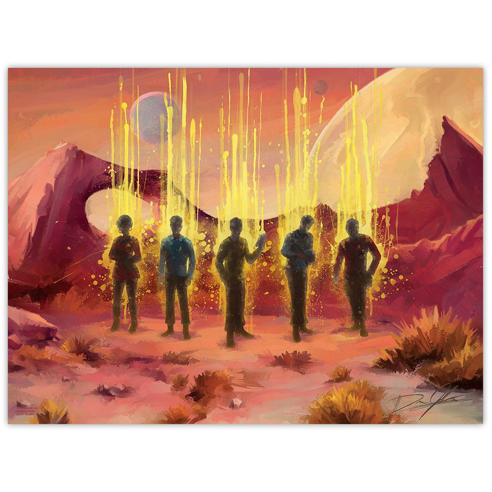 Buy Landing Party: Star Trek Enterprise 18" x 24" Art Print. Heavy ...