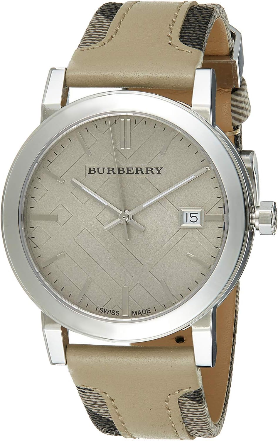 Burberry BU9021 Large check Mens Watch : Amazon.co.uk: Fashion