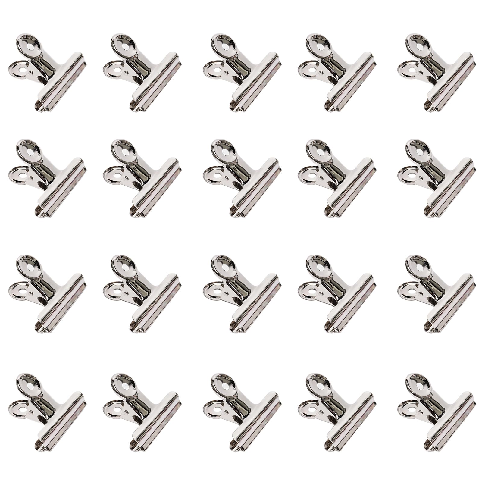 Qualsen Bulldog Clips Binder Clips 22MM Bulldog Clip Bull Clips ...