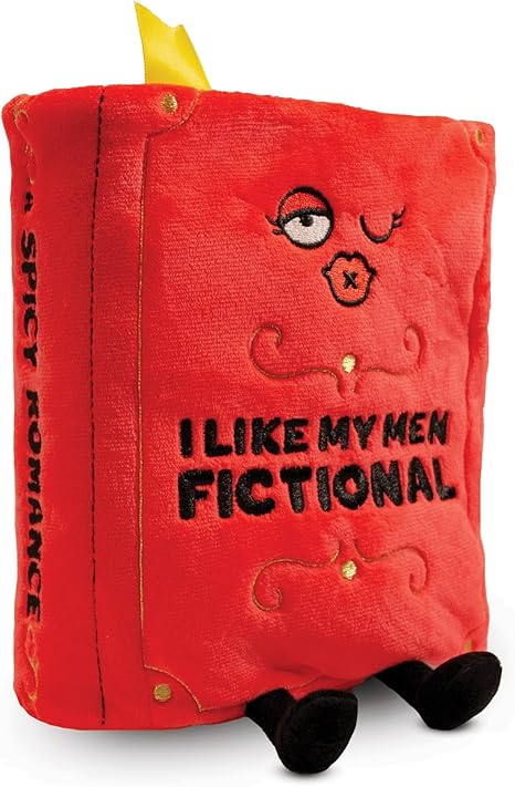 Amazon.com: Punchkins Book Plushie - I Like My Men Fictional Funny ...