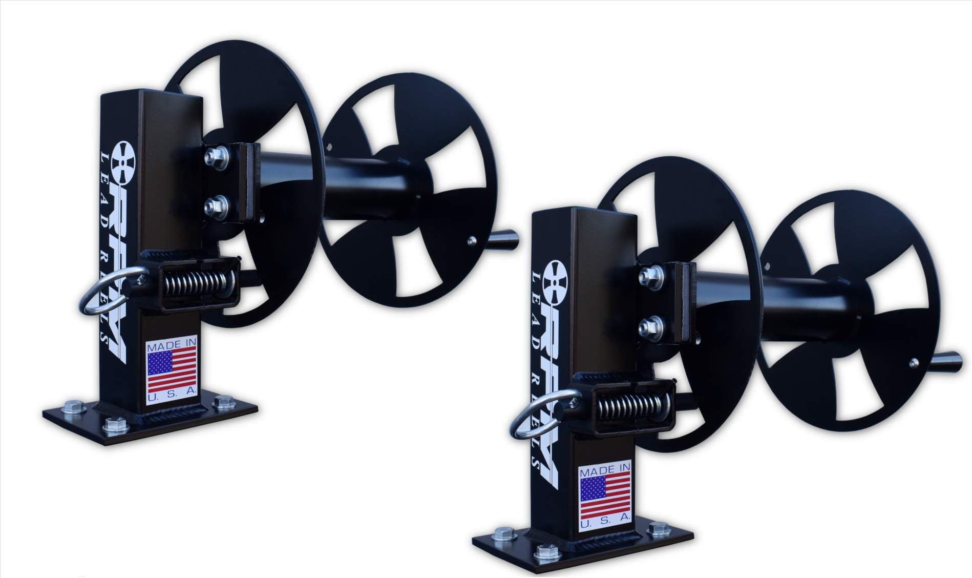Heavy Duty Double Welding Cable Lead Reel Swivel Base USA Made 10" #1 ...