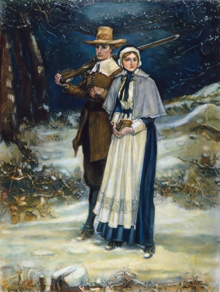 Puritans In Church New England Town Development – Lenox History