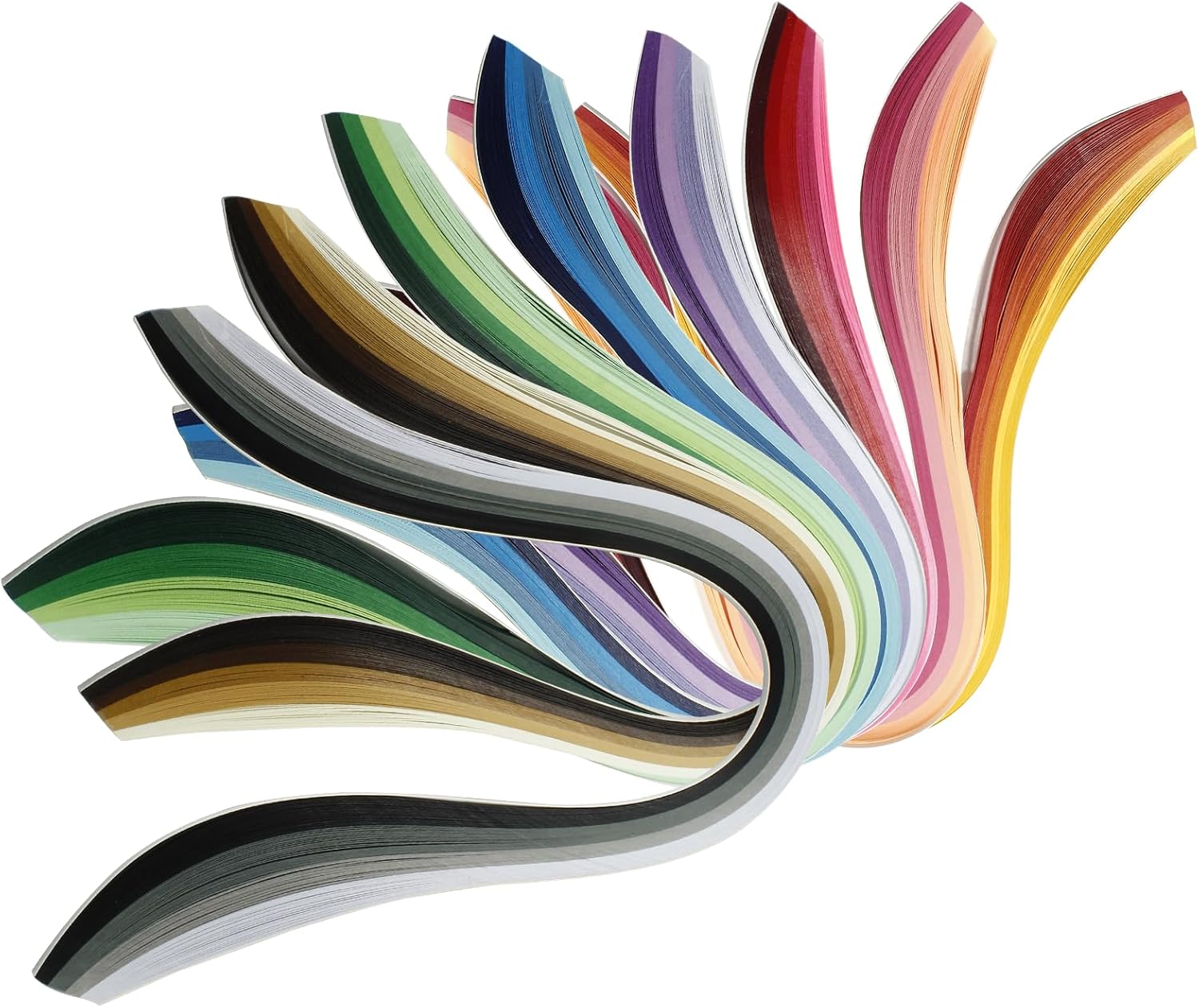 Amazon.com: Hitefu 9 Sets Quilling Paper Strips, 3mm Width Paper ...