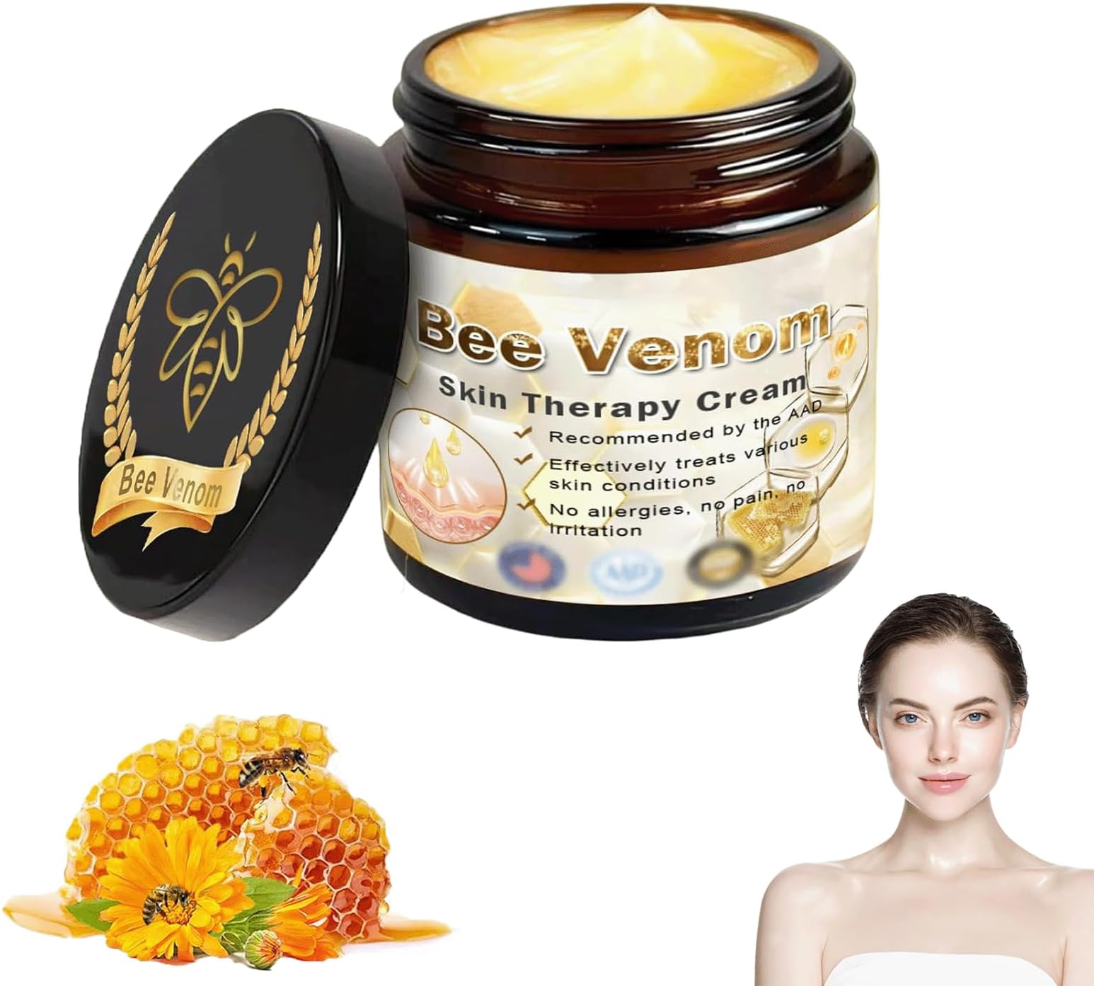 Amazon.com : Bee Venom Skin Treatment Cream,2025 New Bee Venom Skin ...