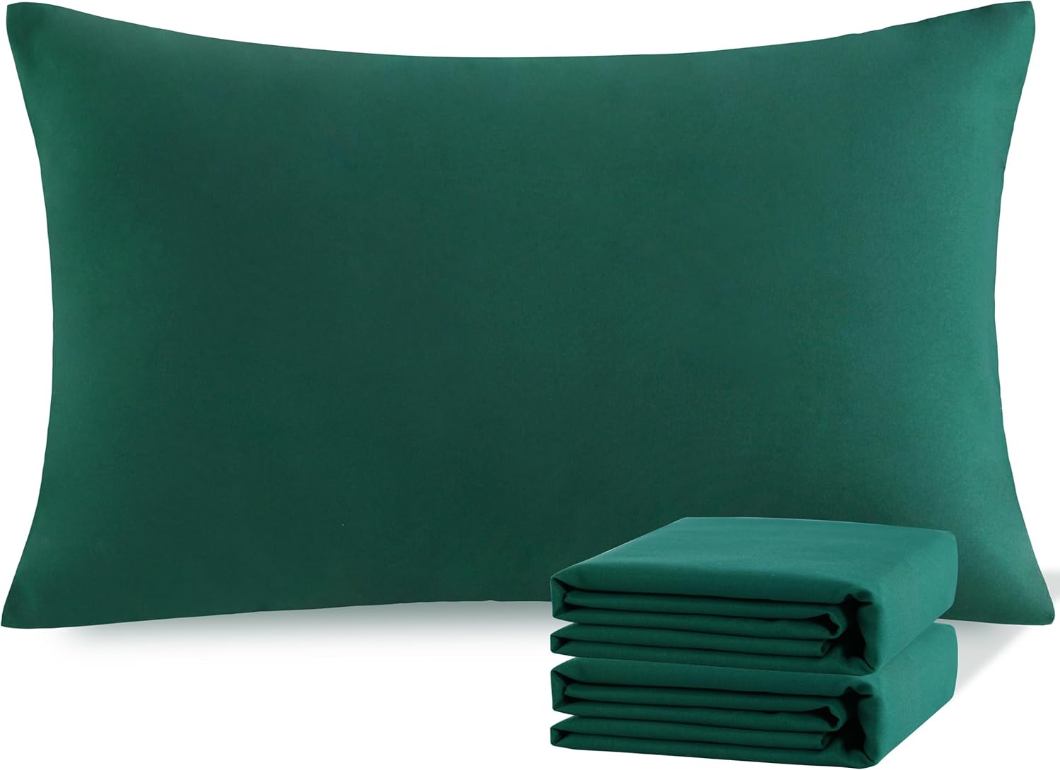 Amazon.com: NTBAY Standard Pillowcase Set - 2 Pack Brushed Microfiber ...