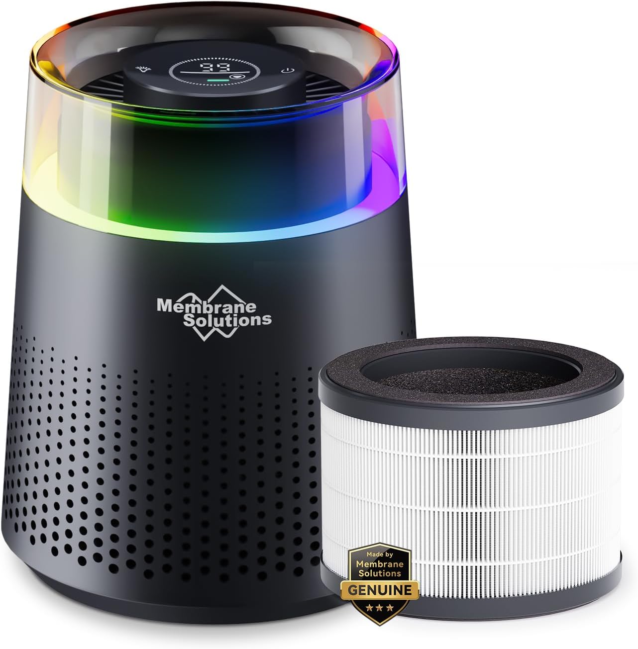 Amazon.com: MSB5 Air Purifier for Home with One HEPA Air Filter for Smoke Pollen Dander Hair ...