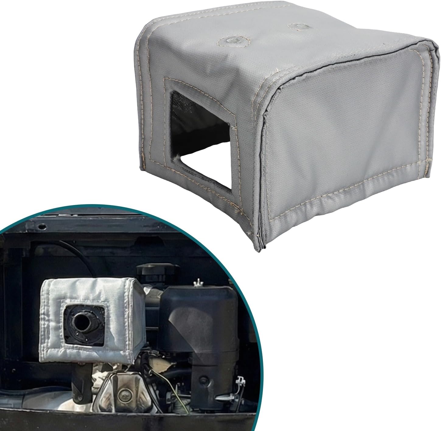 Amazon.com: Muffler Blanket Fit For Chinese Mini Excavator Skid Steer ...