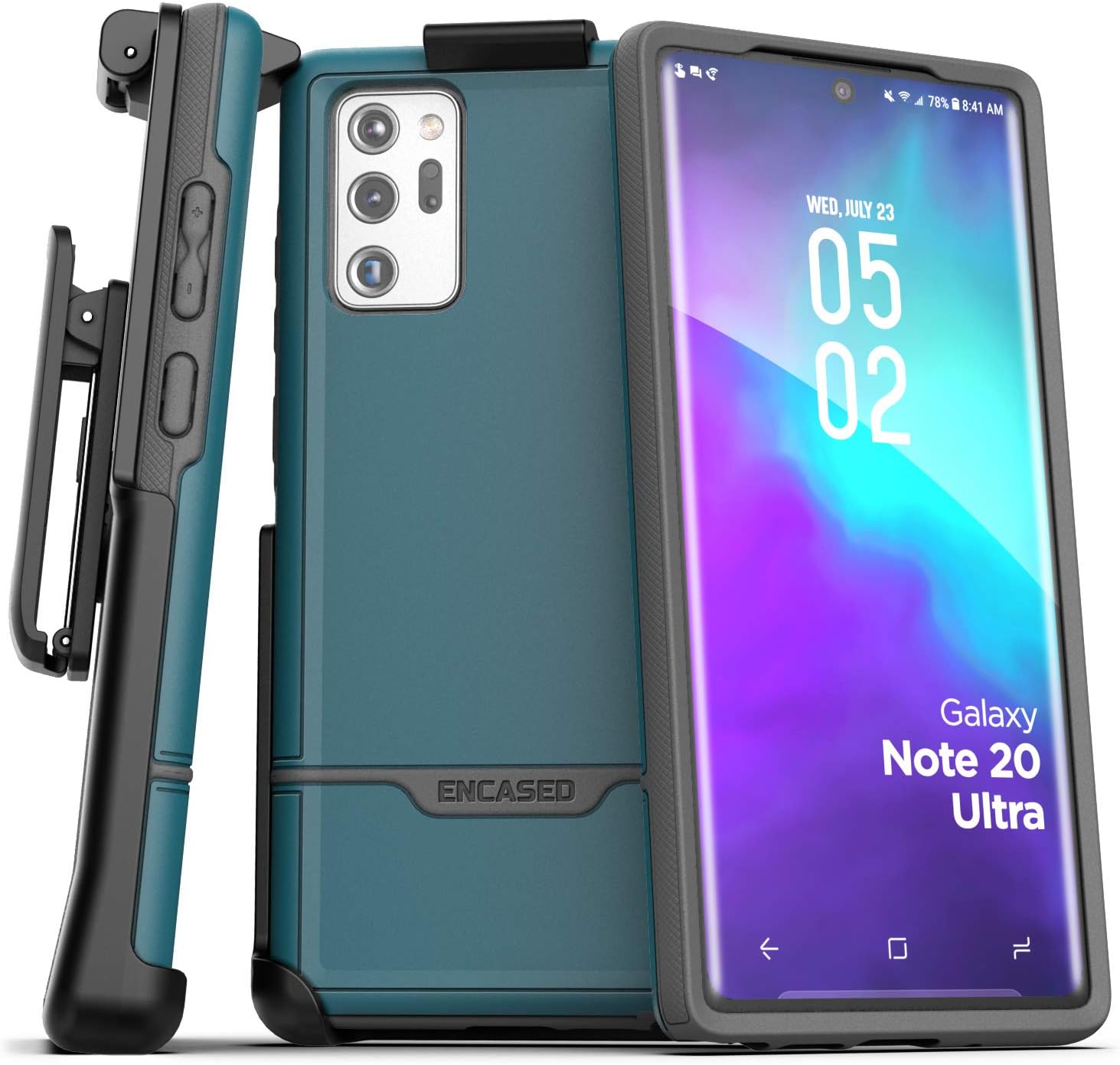 Amazon.com: ENCASED Galaxy Note 20 Ultra Belt Clip Protective Holster ...