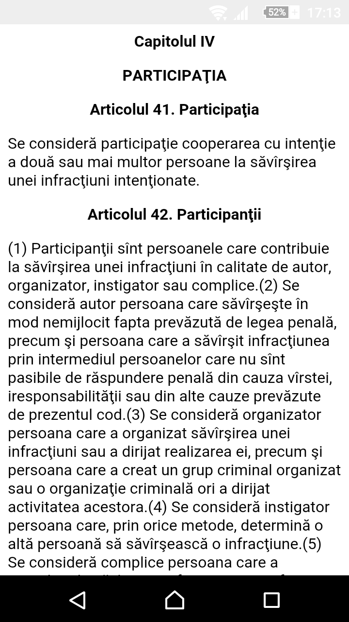 Codul Penal al RM:Amazon.com:Appstore for Android