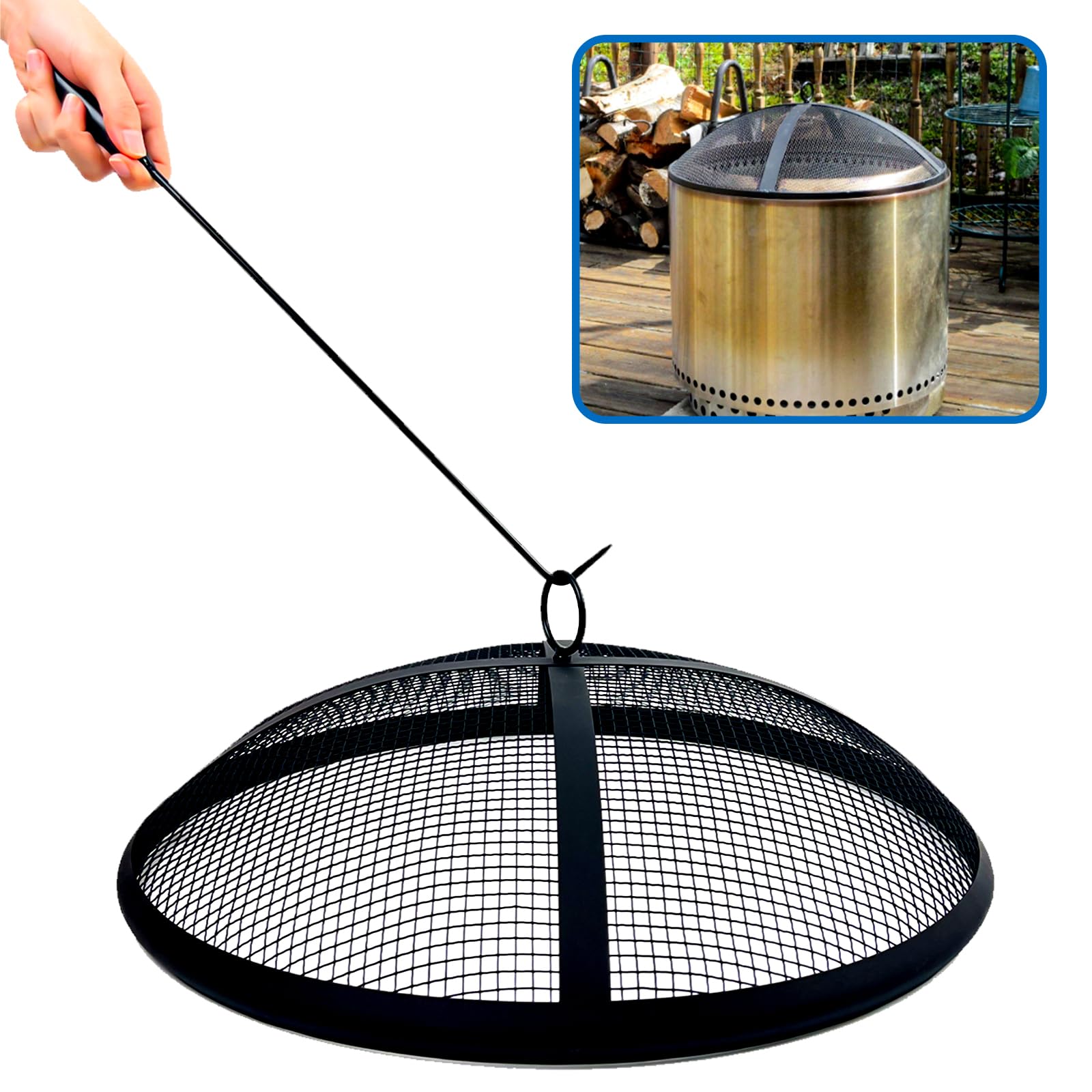 Fire Pit Spark Cover Compatible with The Solo Stove Bonfire Size Fire ...