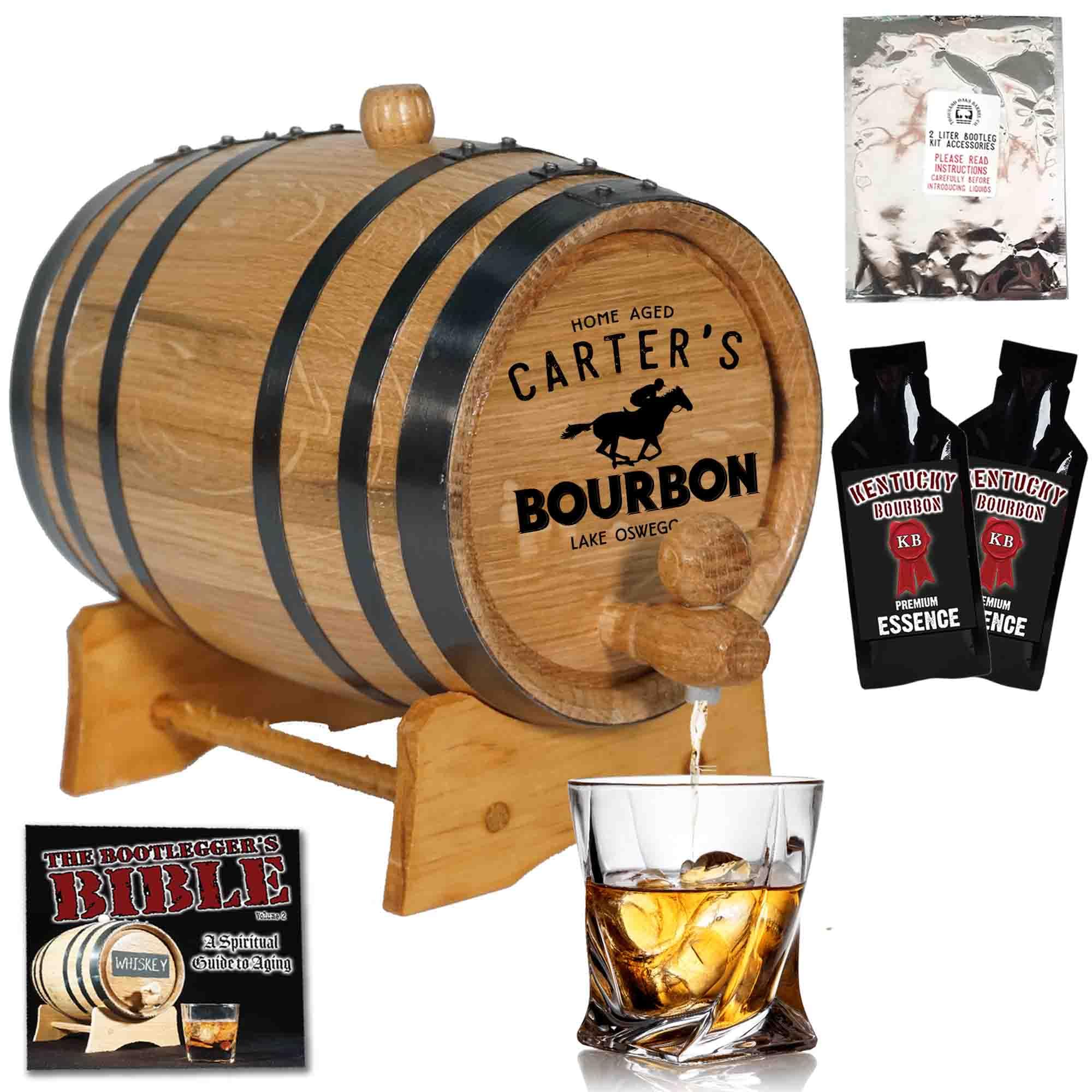 Amazon.com: Personalized Kentucky Bourbon Whiskey Making Bootleg Kit (3 ...