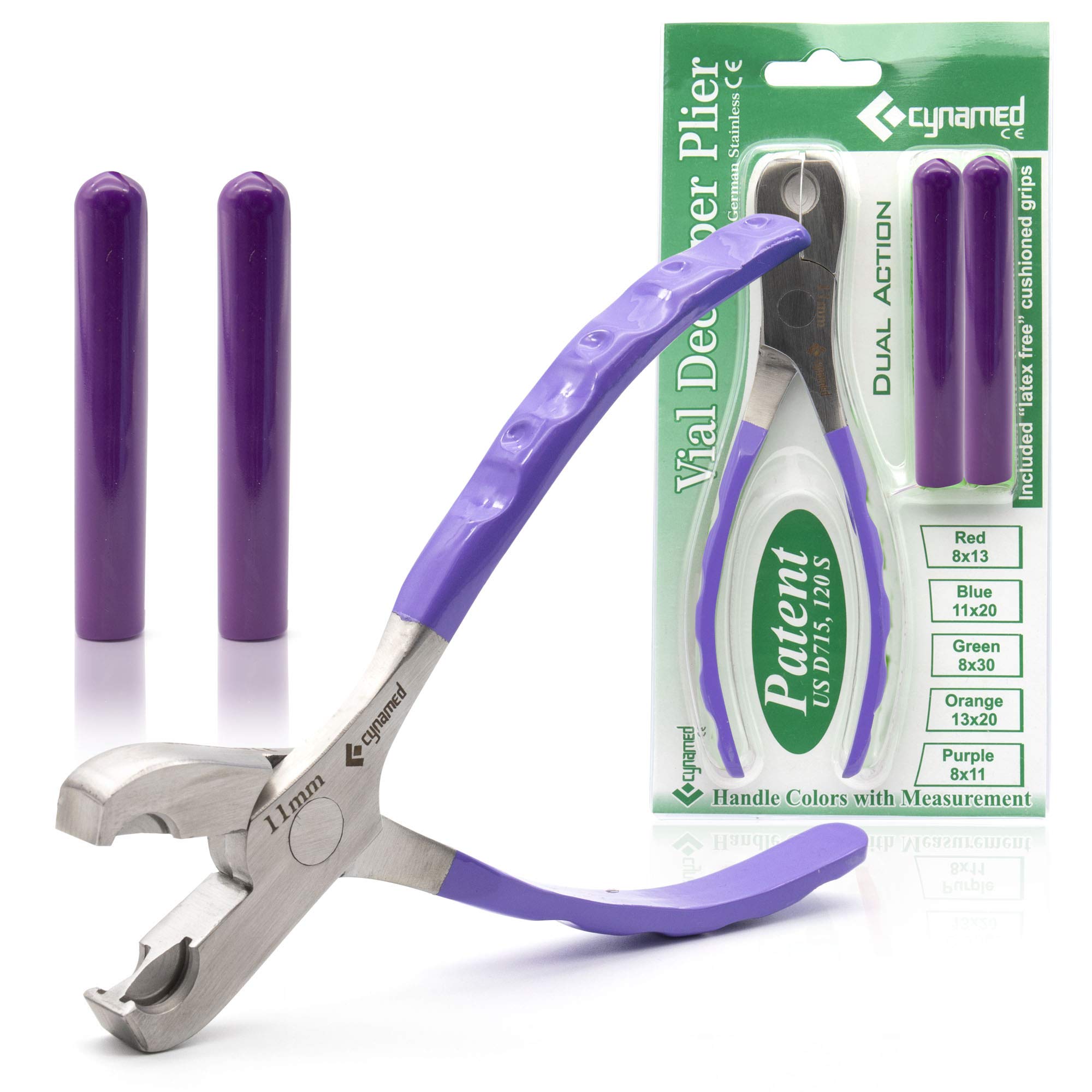 Cynamed Twin Action Decapper Pliers - Perfect for Decapping 8mm and ...